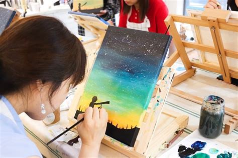 원데이클래스 🌅하늘 그리기🌅 아크릴화 아크릴화로 예쁜 하늘을 그려보세요 😍 Facebook