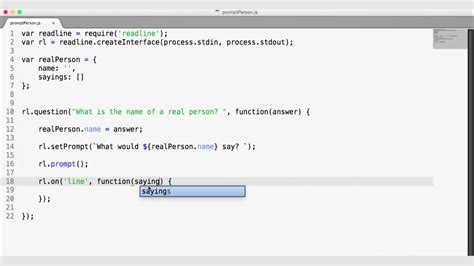 12 Node Js Using Readline Youtube