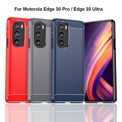 Carbon Brushed Casing Motorola Edge S30 Edge 20 Pro Lite Fusion Edge S