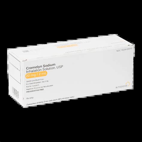 Cromolyn Sodium Inhalation Solution Usp Ritedose