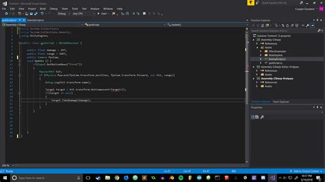 Target Not Working In C Unity Engine Unity Discussions