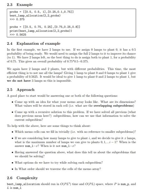 Python Dynamic Programming Write The Function Chegg