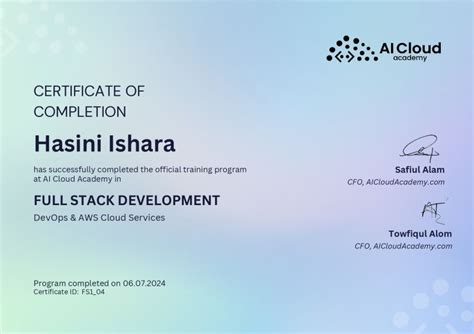 Aicloudacademy Finland Hasini Ishara