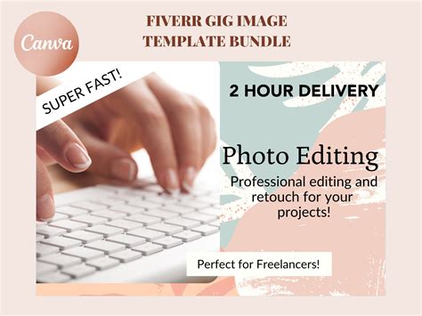 Fiverr Gig Image Templates Fiverr Templates Fiverr Images Etsy Canada