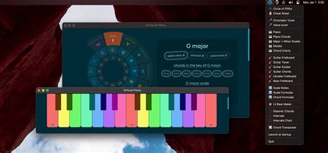 Piano Notes Chart Piano Keys On The Treble And Bass Clefs