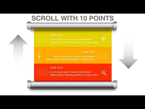 Scroll Vorlage Powerpoint