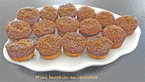 Mini Brookies Au Chocolat Croquant Fondant Gourmand