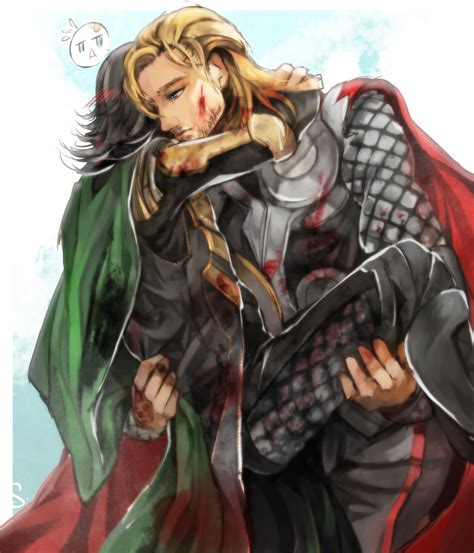 Thor And Loki Marvel Drawn By Sesameange Danbooru
