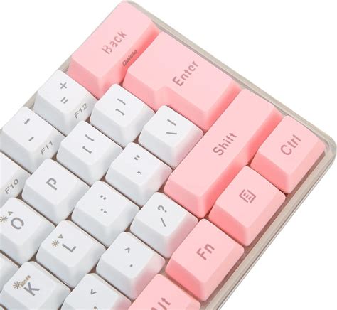 FOLOSAFENAR Mechanical Keyboard FN Shortcut Key Gaming Keyboard 61 Keys Ultra Small Wired