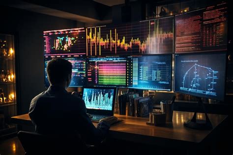 premium ai image ai algorithm analyzing financial data generative ai