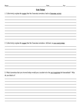 Exit Slip Rubric Teaching Resources TPT