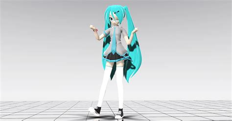 Mmd Models Hatsune Miku Megane Miku By Valeriaonepiece On Deviantart