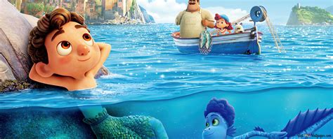 Sea Monster Luca Disney X Pixar Animated Movie 4k Wallpaper Download