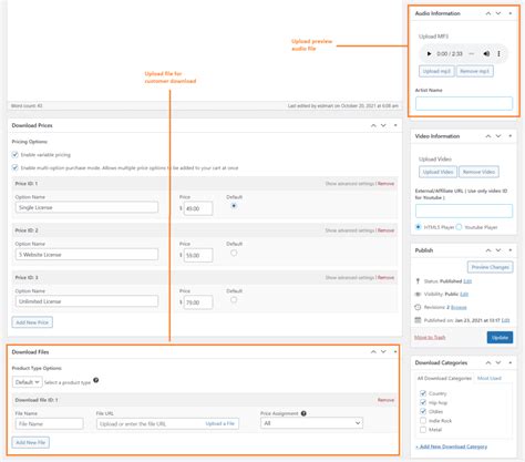 Upload Audio File Documentation Wpninjadevs