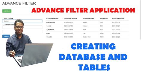 How To Create Mysql Database And Tables In Phpmyadmin Youtube