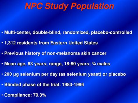 Ppt Dietary Supplements Selenium And Chronic Disease Prevention Powerpoint Presentation Id