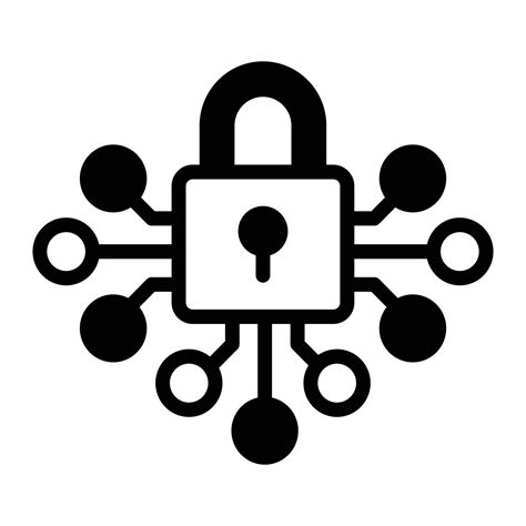 Cyber Security Icon Vector Illustration Keyhole Icon Encryption Documents 30745200 Vector Art