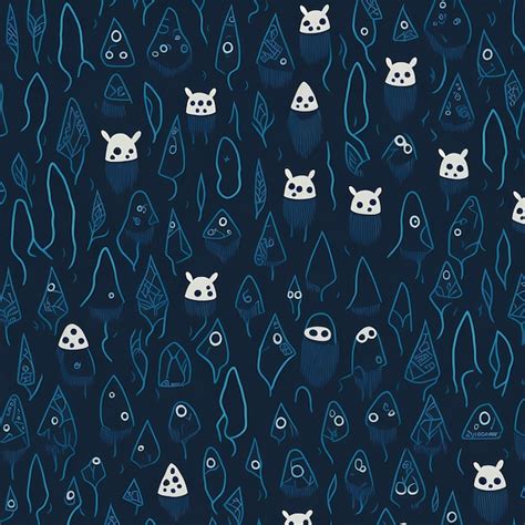 Premium Ai Image Monster Pattern 5