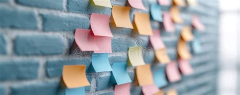 optimize your workflow with this inspiring image of a project planning board filled with sticky