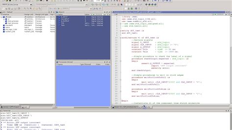 Testing Synchronous Vhdl With Assert In Modelsim Youtube
