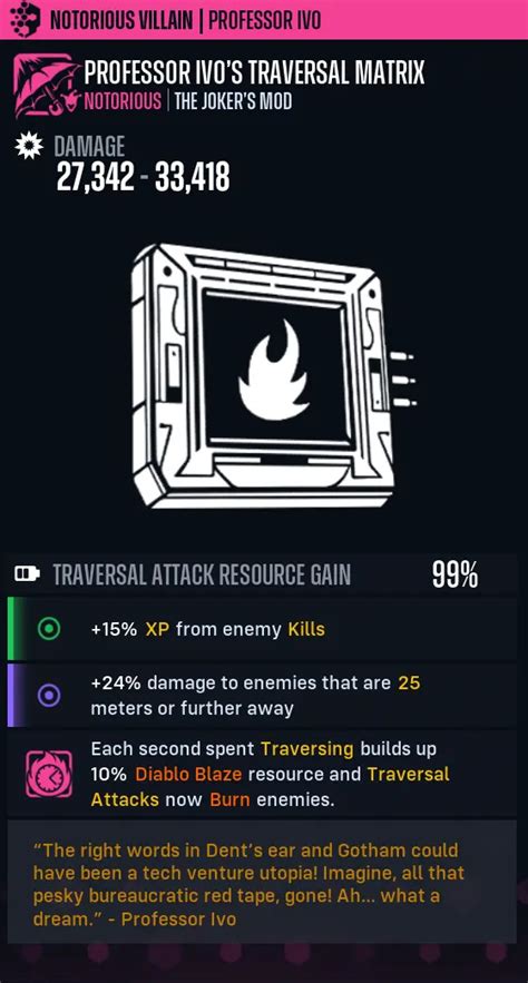 Professor Ivos Traversal Matrix The Joker Traversal Mods Suicide