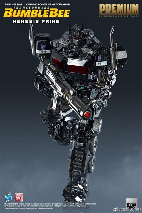 Threezero Transformers Bumbebee Nemesis Prime Premium Collectible Figure 19 Inch Tall Over 140
