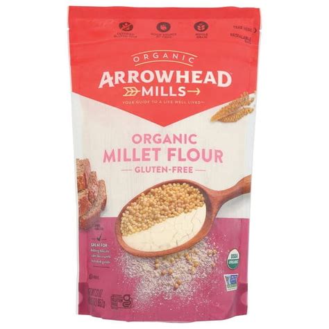 Arrowhead Mills Organic Millet Flour 23 Oz Walmart Business Supplies