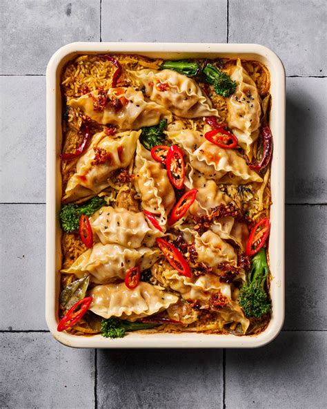 One Pan Yellow Curry Dumpling Rice Bake Marions Kitchen