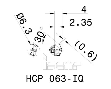 Iscar Cutting Tools Metal Working Tools Hcp Iq 3311595 Hcp 063 Iq