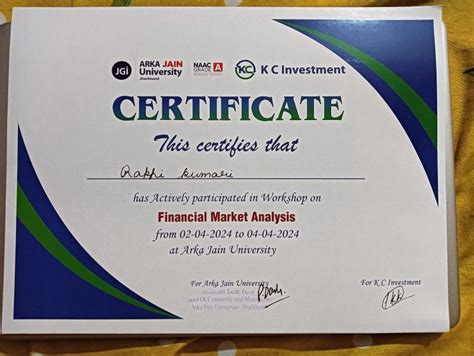 Rakhi Kumari On Linkedin Successful Completion Of Three Day Workshop