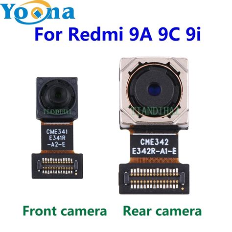 Original Front Rear Back Camera For Xiaomi Redmi 9a 9c 9i Facing Main Camera Module Backside