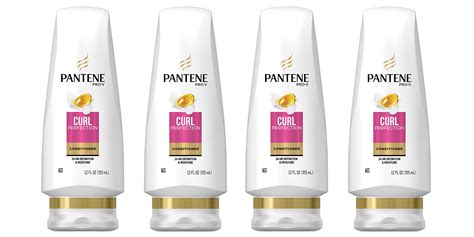 Pantene Curl Perfection Conditioner 12 Fl Oz Pack Of 4 Hydrating Formula For Defined Curls