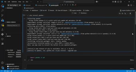 Machinelearning Datascience Python Numpy Pandas Learningjourney Prasanna U