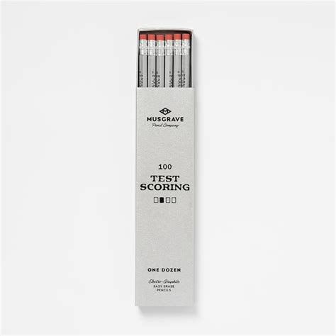머스그레이브 테스트 스코어링 100 연필 휘뚜 Hwittu