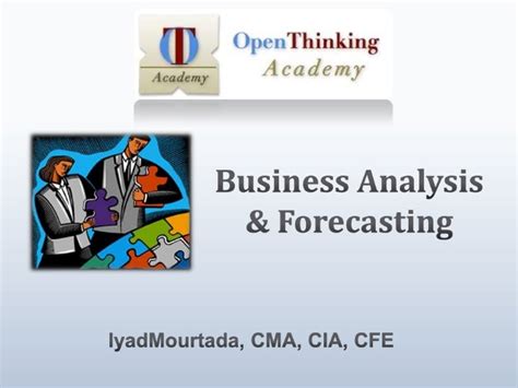 Business Analysis And Forecasting