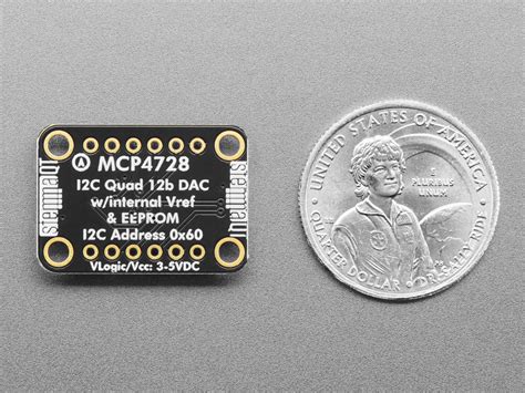 Adafruit MCP4728 Quad DAC With EEPROM STEMMA QT Qwiic ID 4470 Adafruit Industries