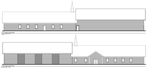 Exterior Of Addition Side View Hope Church Of Tipton