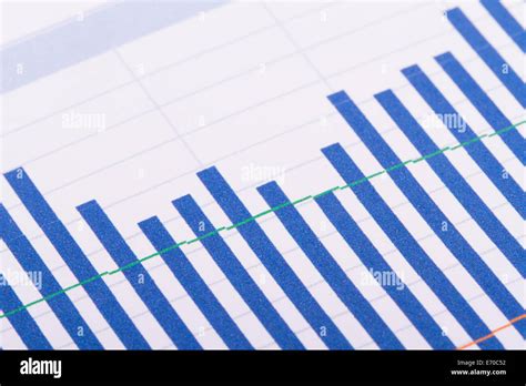 Financial Bar Chart Graph Analysis Stock Photo Alamy