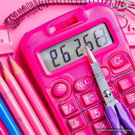 Ai创作图小学生数数棒 数字计算器 算术加减法计数计数器 算数工具 手摇计算器 计算数目的工具 袖珍计算器 红色计算器 小学生学习器材 算数器