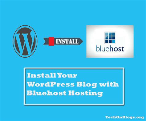 how to create your wordpress blog with bluehost hosting