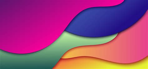 Abstract Dynamic 3d Gradient Color Wave Shape Background 2104350 Vector Art At Vecteezy