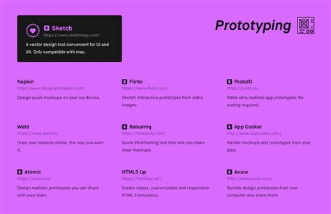 Prototyping Tool Design
