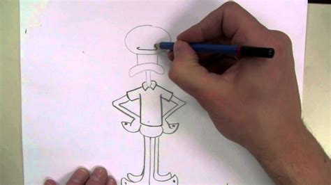 How To Draw Squidward From Spongebob YouTube