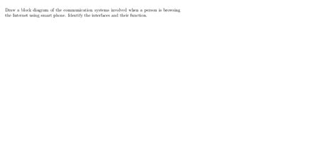 Solved Draw A Block Diagram Of The Communication Systems Chegg