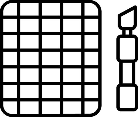 Cutting Mat Line Icon 43261931 Vector Art At Vecteezy