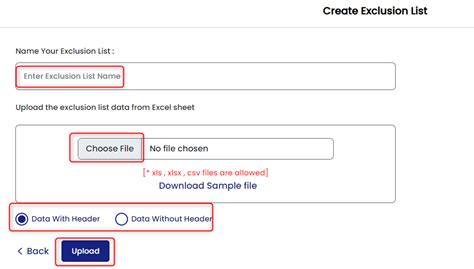 How To Create View And Edit Account Level Exclusion List Knowledge