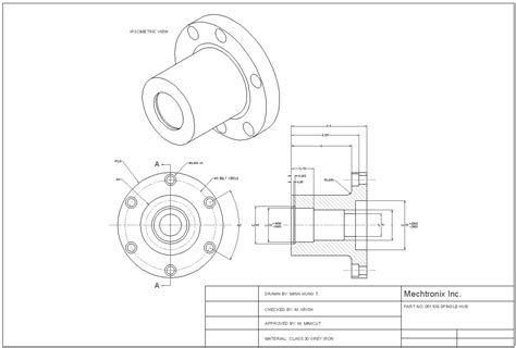 Engineering Drawings For Autocad Cad Portfolio Autocad Solidworks