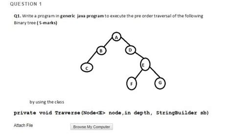 Solved Question 1 Q1 Write A Program In Generic Java