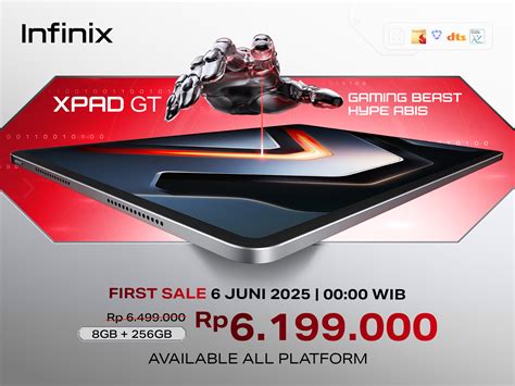 Infinix Xpad Gt Resmi Meluncur Di Indonesia Tablet Gaming Powerful Dengan Layar K Hz