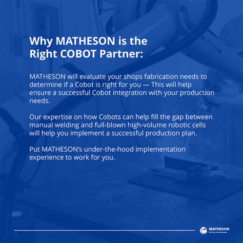 Cobot Automation Matheson